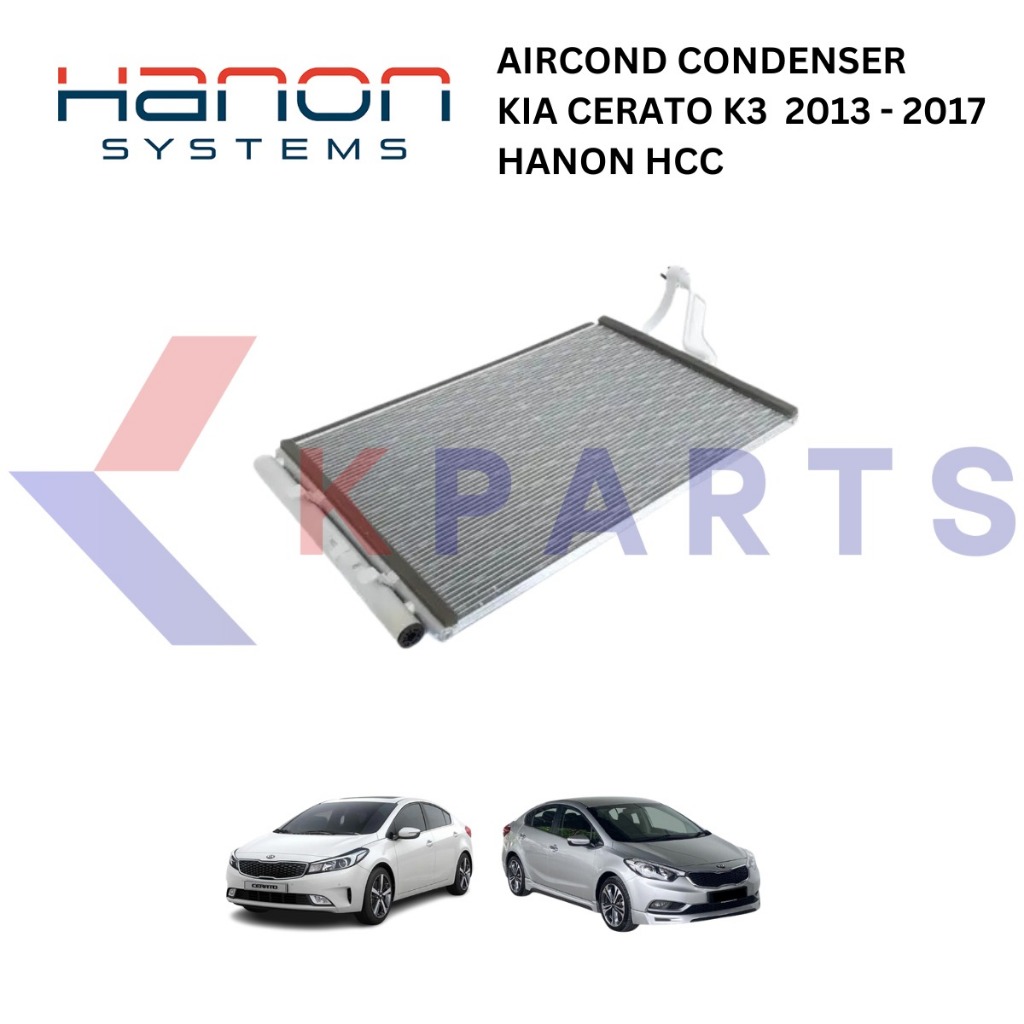 AIRCOND CONDENSER (HANON-MADE IN KOREA) KIA CERATO K3 >97606-A7000-HCC ...