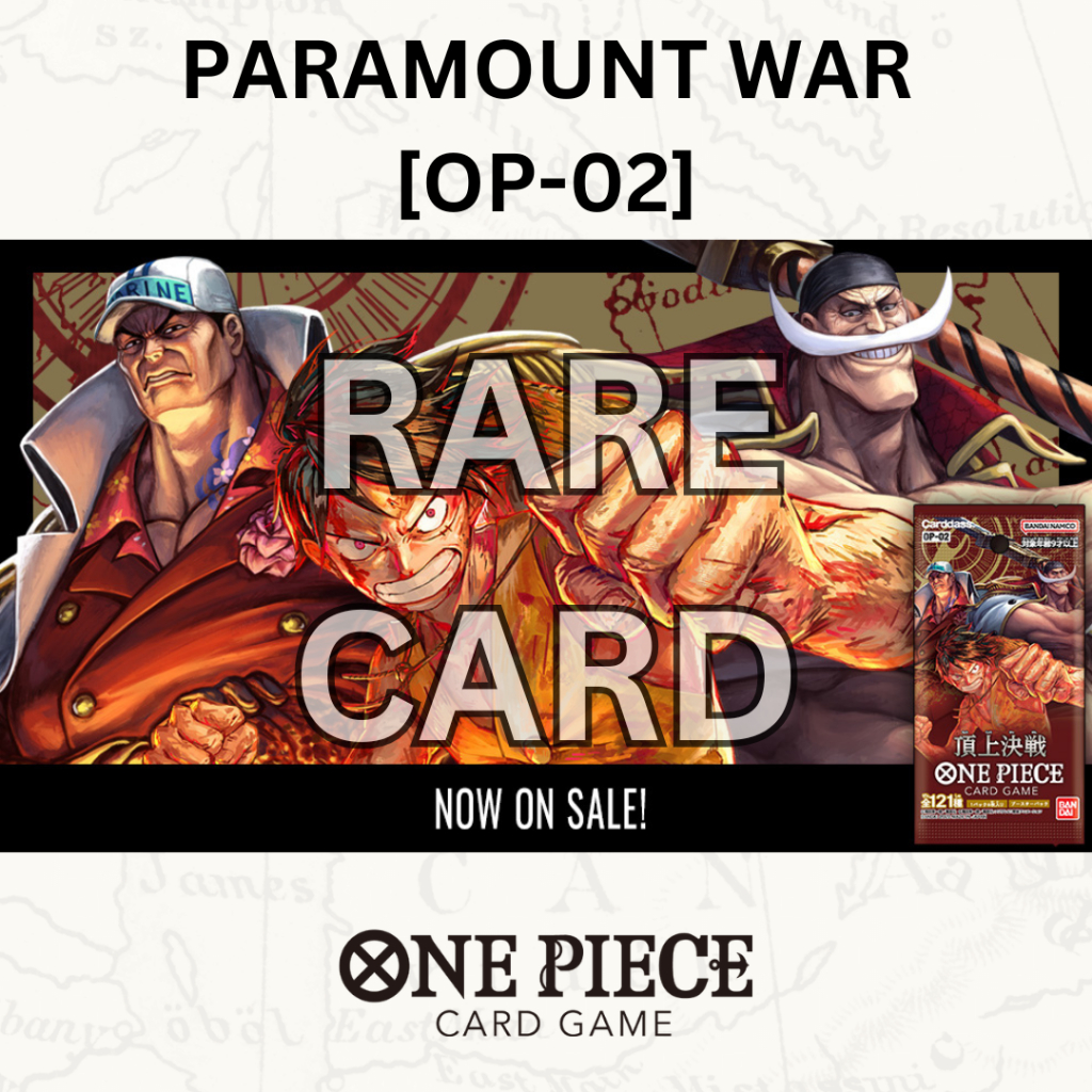 OP02 | R | All Color | One Piece Card Game | Japanese | Original Bandai | Shopee Malaysia