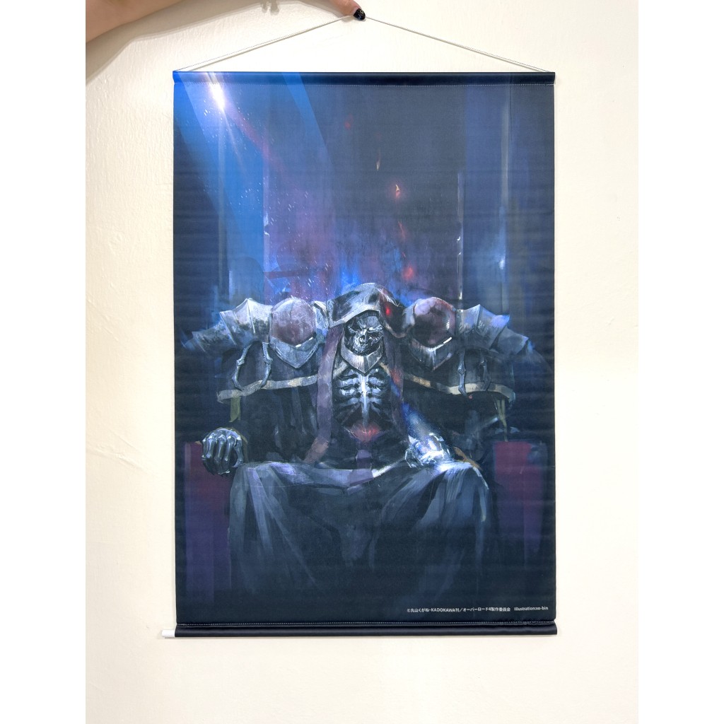 Overlord IV 4 Ainz Ooal Gown Momonga Tapestry Wall Scroll Kujibikido ...