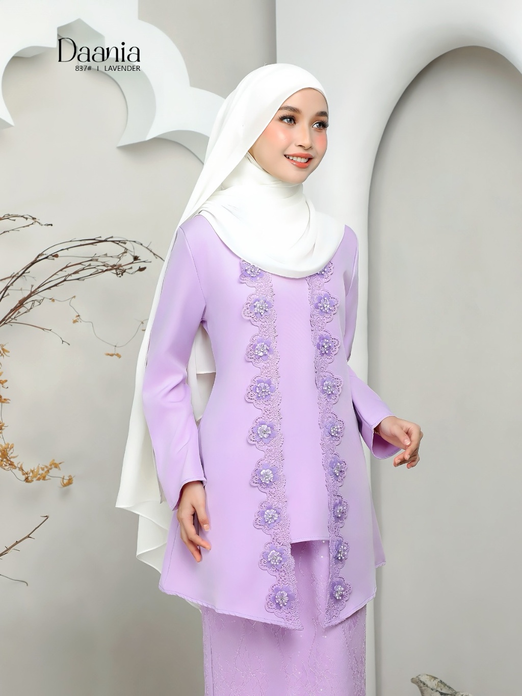 CHIC CHOC | DAANIA KURUNG MODERN 837 | BAJU BRIDESMAID. KURUNG LACE ...