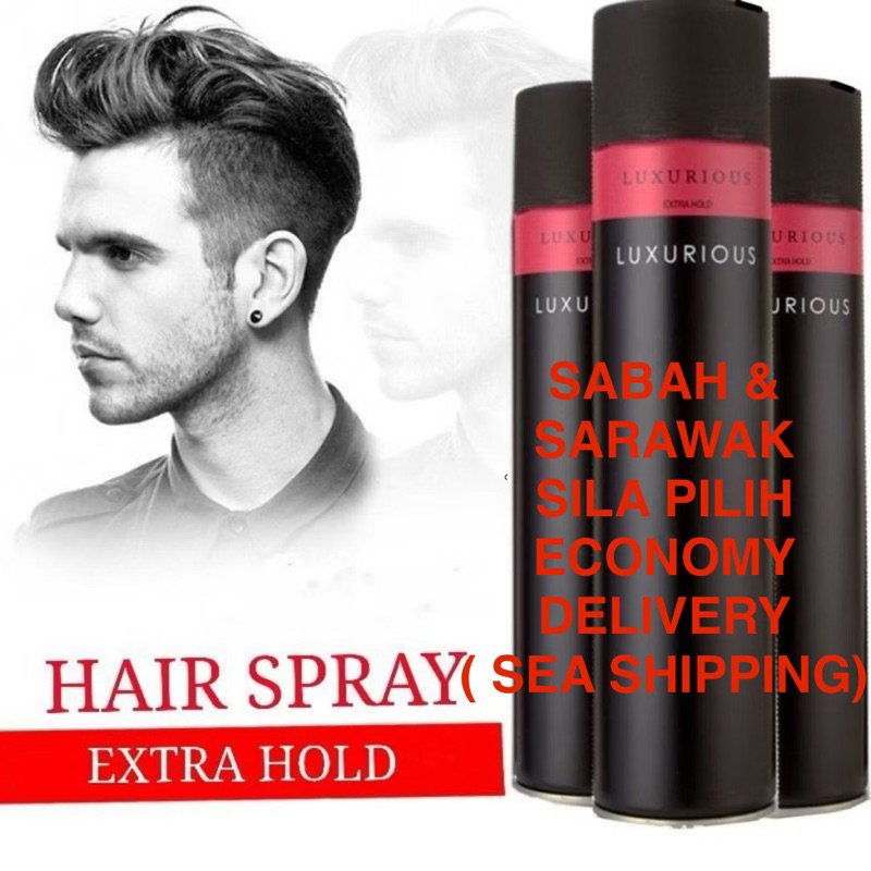 Luxurious Extra Hold Hair Spray (420ml) Unisex Spray Rambut Saloon ...