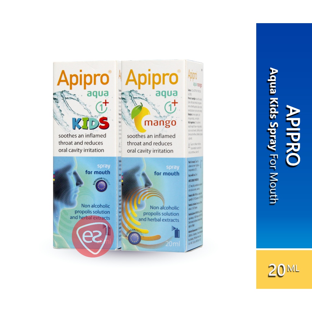 Apipro Aqua Kids Oral Spray For Mouth 20ml (Forest Fruits Flavour ...
