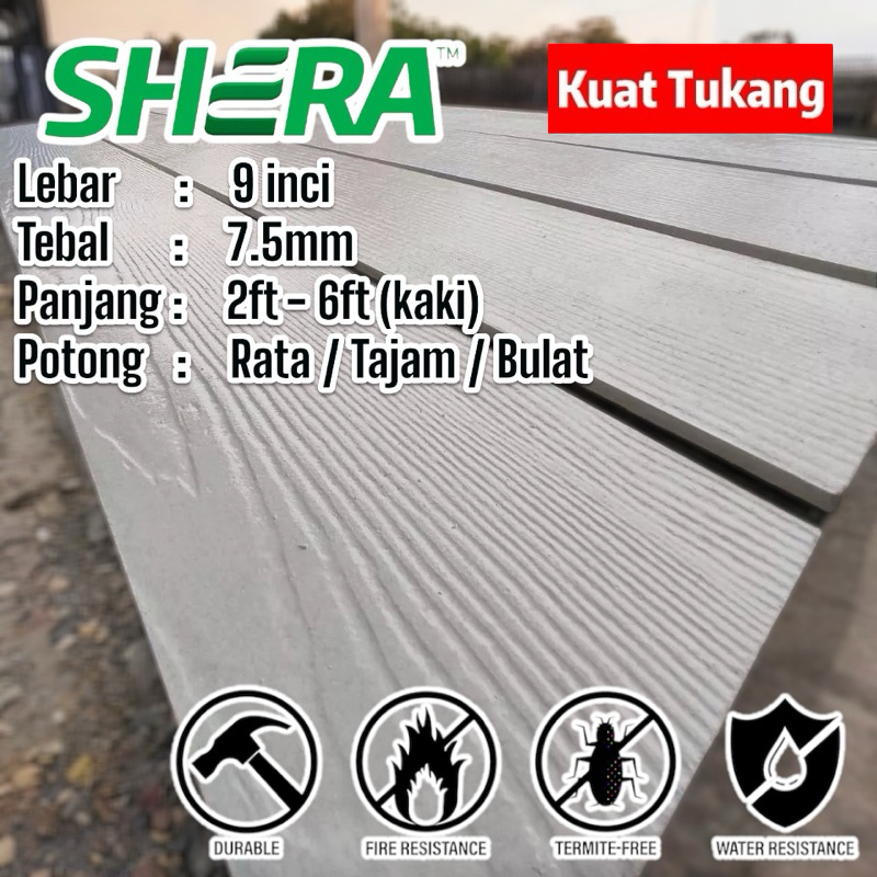 SHERA PLANK 9 INCI x 7.5MM / FACIAL BOARD / PAPAN CANTIK / PAGAR ...