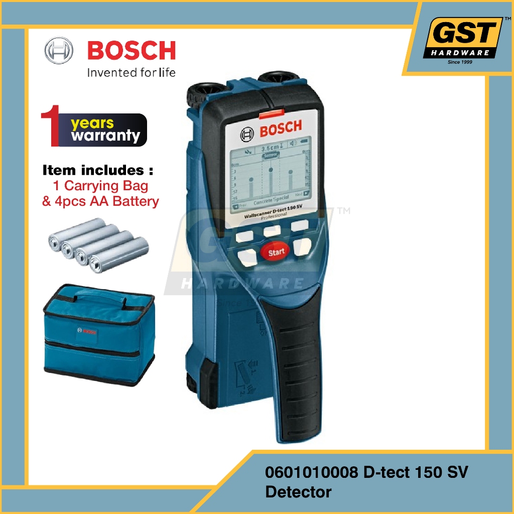 Bosch Wall Scanner Detector Bosch D-tect 150 SV Wire Detector For Wall ...