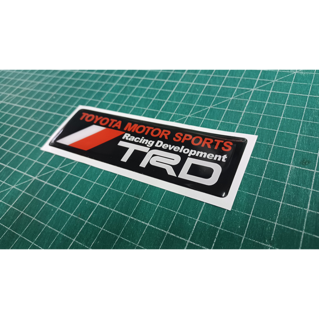 Toyota Motor Sports TRD Racing Development - Outdoor car sticker/Soft ...
