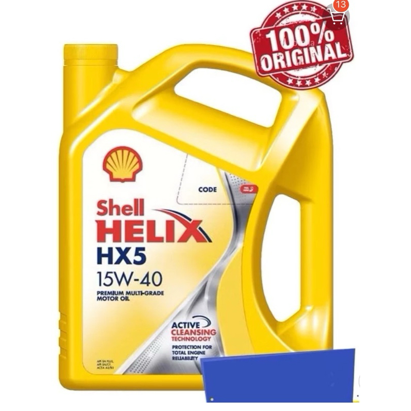 600049928 Shell Helix HX5 15W-40 mineral engine oil (4 liter) HK ...