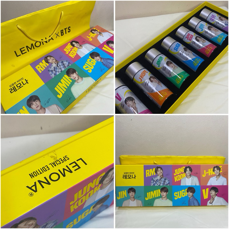 BTS X Lemona Special Edition Original Drink (EMPTY BOTTLE) | Shopee ...