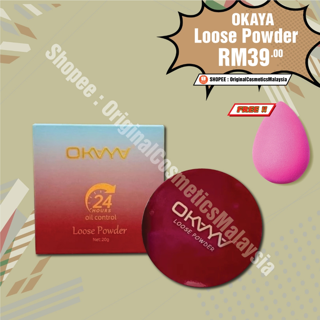 [🎁FREEGIFT‼️] OKAYA LOOSE POWDER TRANSLUCENT MUA BELLAZ New Packaging ...
