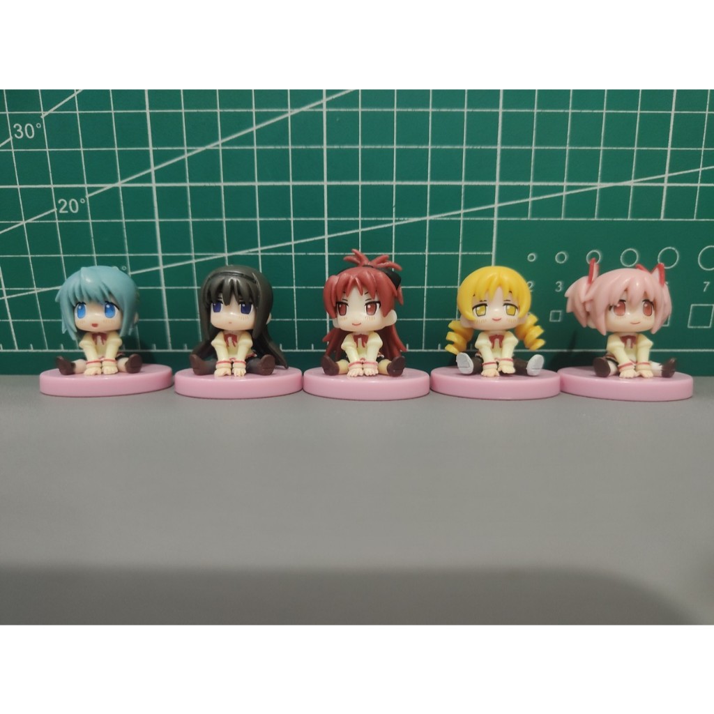 Original Puella Magi Madoka Magica Petanko Mini Figure Set of 5 ...