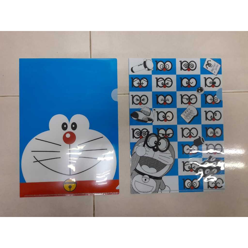 Doraemon PP L Shape A4 Paper Folder File Folder 3pcs | Shopee Malaysia