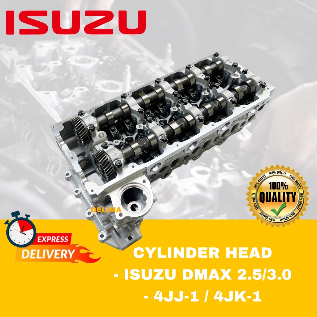 Isuzu D-Max Dmax 2.5 3.0 4JK1 4JJ1 CYLINDER HEAD COMPLETE | Shopee Malaysia