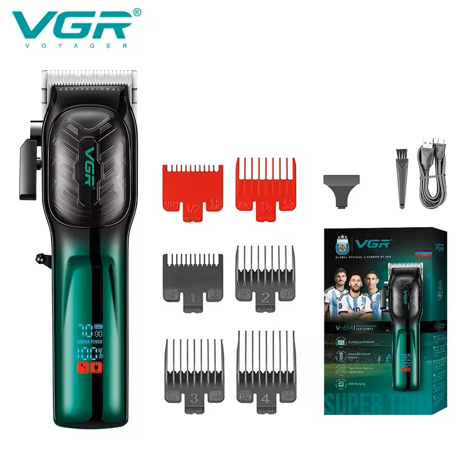 VGR V-654 Hair Trimmer Rechargeable Hair Clipper Adjustable Hair ...