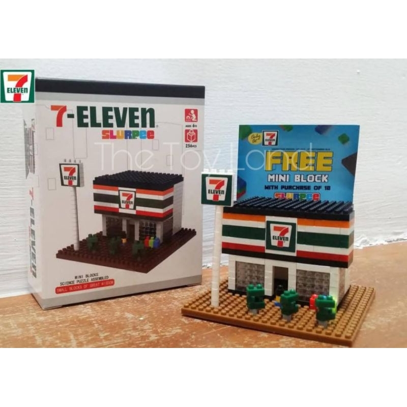 READY STOCK LIMITED EDITION 7-11 7-Eleven Buidling Block Slurpee | Shopee Malaysia