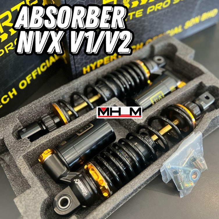 NVX V1/V2 NMAX V2 ABSORBER HYPERTECH ULTIMATE PRO HITAM ORIGINAL 285MM ...