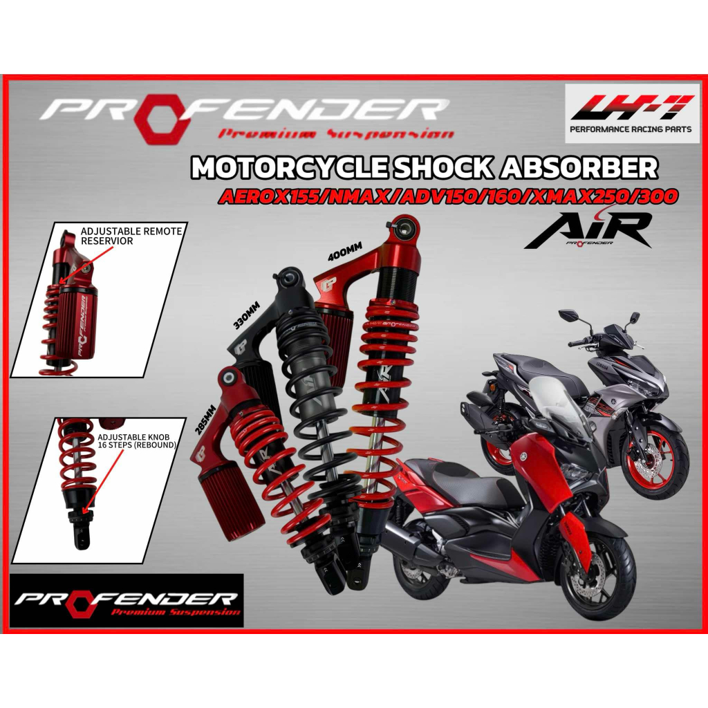 100% ORIGINAL PROFENDER XMAX250/300/ADV150/ADV160/AERO AIR-SERIES ...