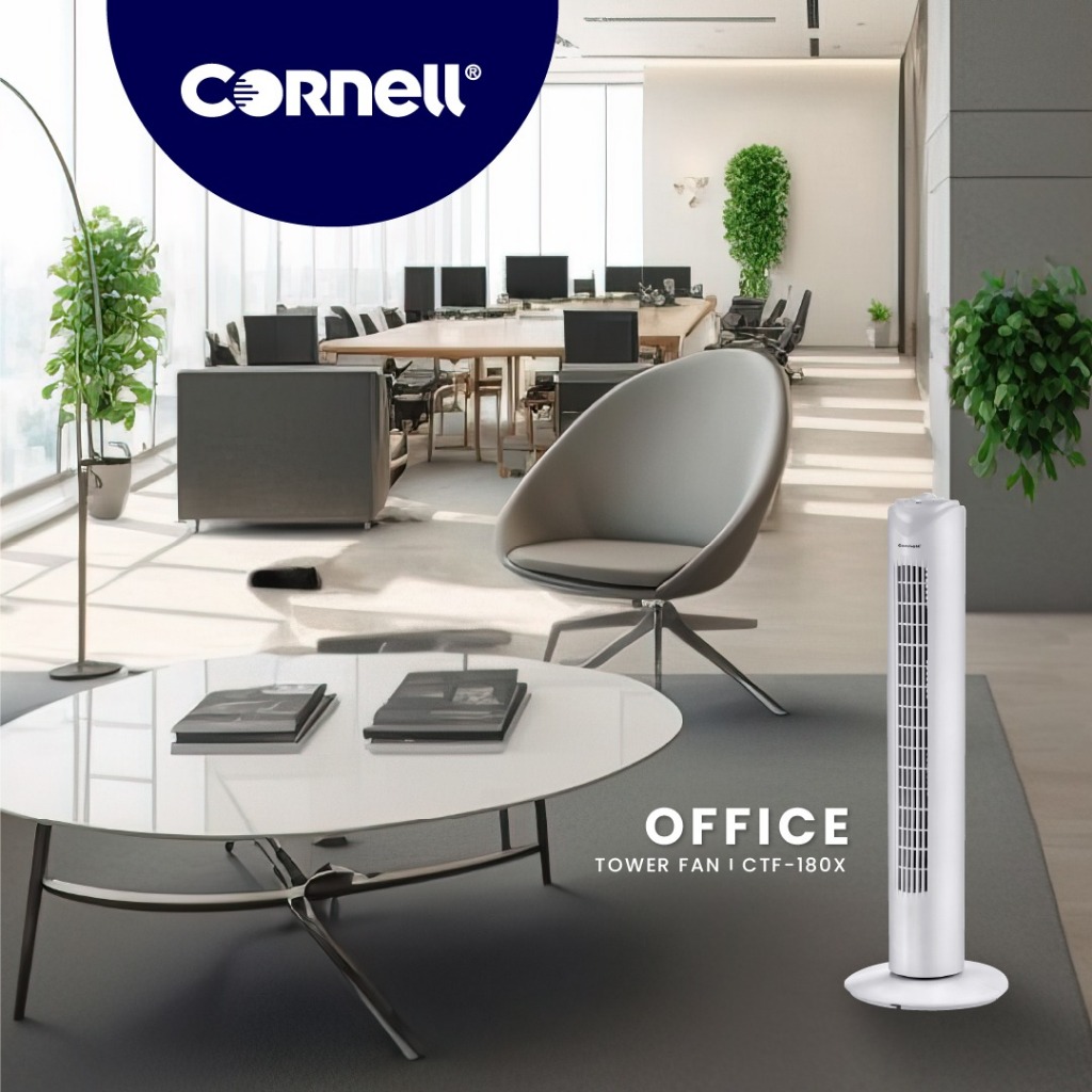 Cornell Kipas Berdiri CTF-180X Tower Floor Fan Slim Stand Fan | Shopee ...