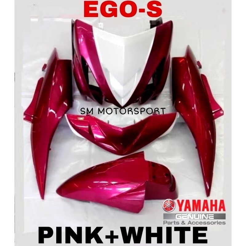 YAMAHA EGO S BODY COVER SET PINK WHITE YAMAHA 100% ORIGINAL HLY ...
