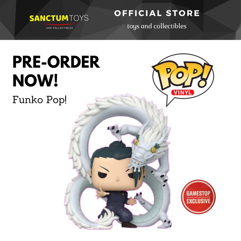 [PO] Funko Pop! Animations: Jujutsu Kaisen - Geto Suguru and Cursed Spirit Dragon 6” Inch Pop ...