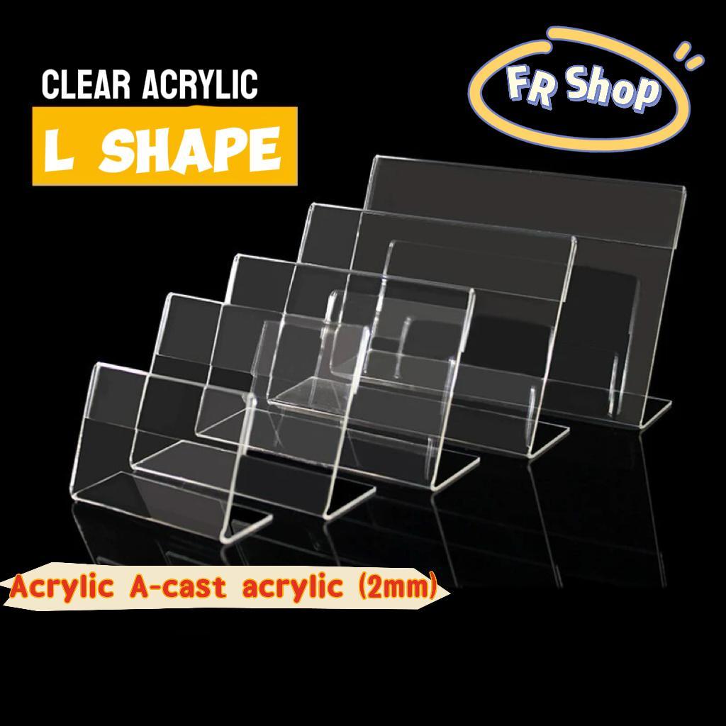 Acrylic PriceTag Display Holder, Akrilik Display Harga, Acrylic Name ...