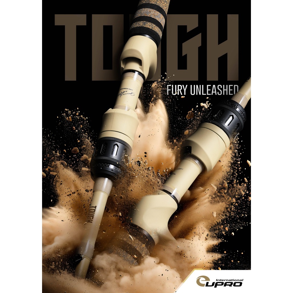 EUPRO X-FURY 24T HIGH DENSITY GRAPHITE BAITCASTING ROD, FUJI RING ...