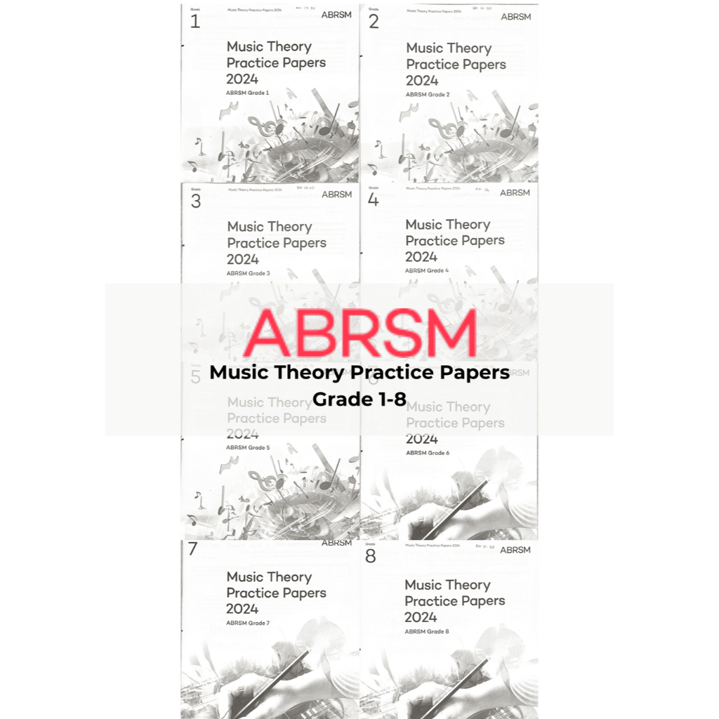 ABRSM Music Theory Practice papers 2024 Grade 1, Grade 2, Grade 3 ...