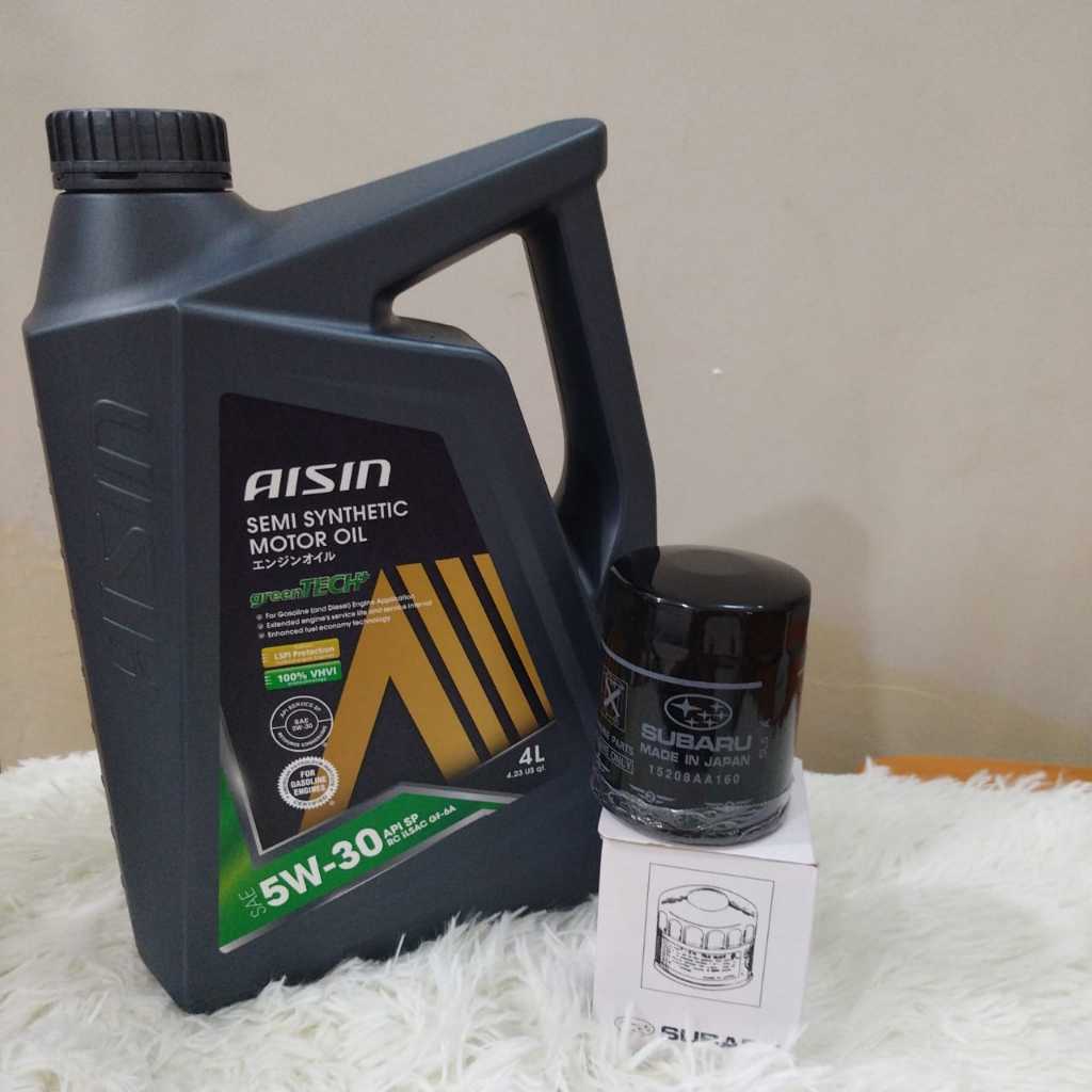 SUBARU XV , FORESTER (first model) OIL FILTER + AISIN 5W30 API-SP (CAN ...