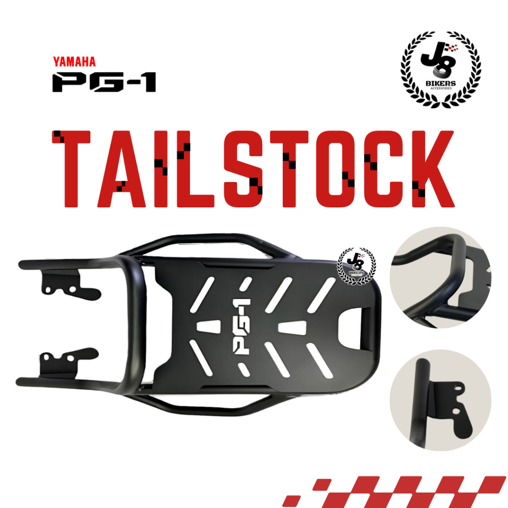 Yamaha PG-1 PG1 Tailstock Top Box Rack Carrier Monorack Motorcycle ...