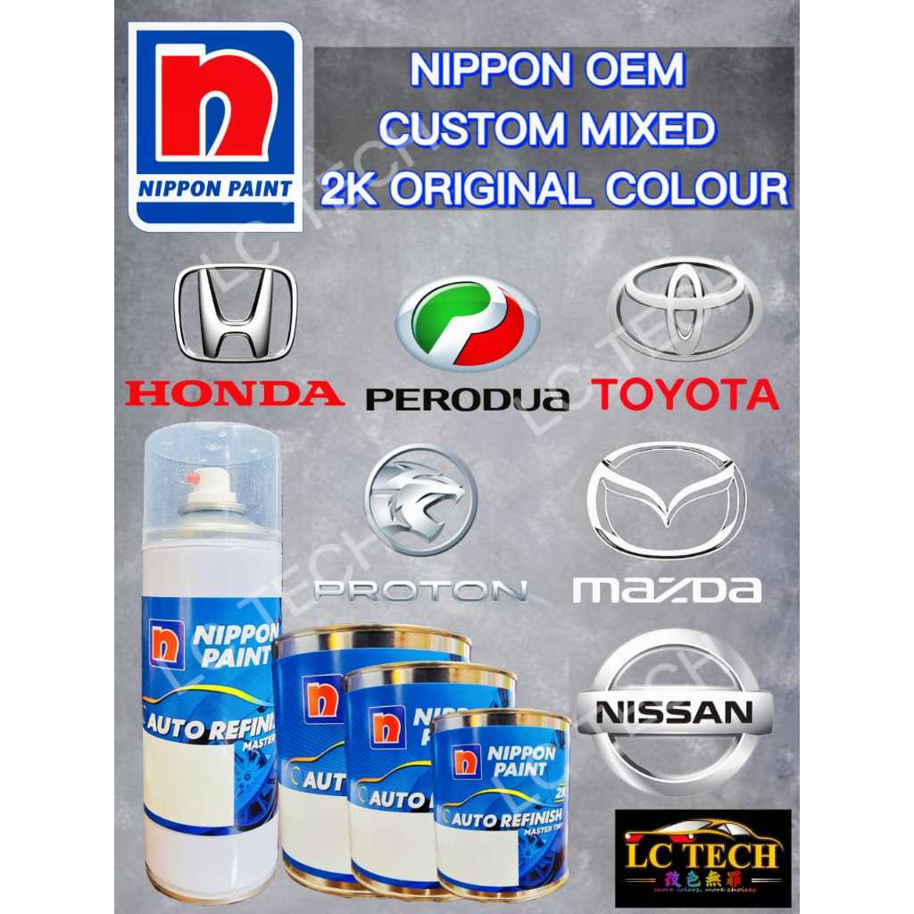 NIPPON [HONDA] OEM CUSTOM MIXED ORIGINAL COLOUR 2K CAR PAINTS/ Bancuh ...