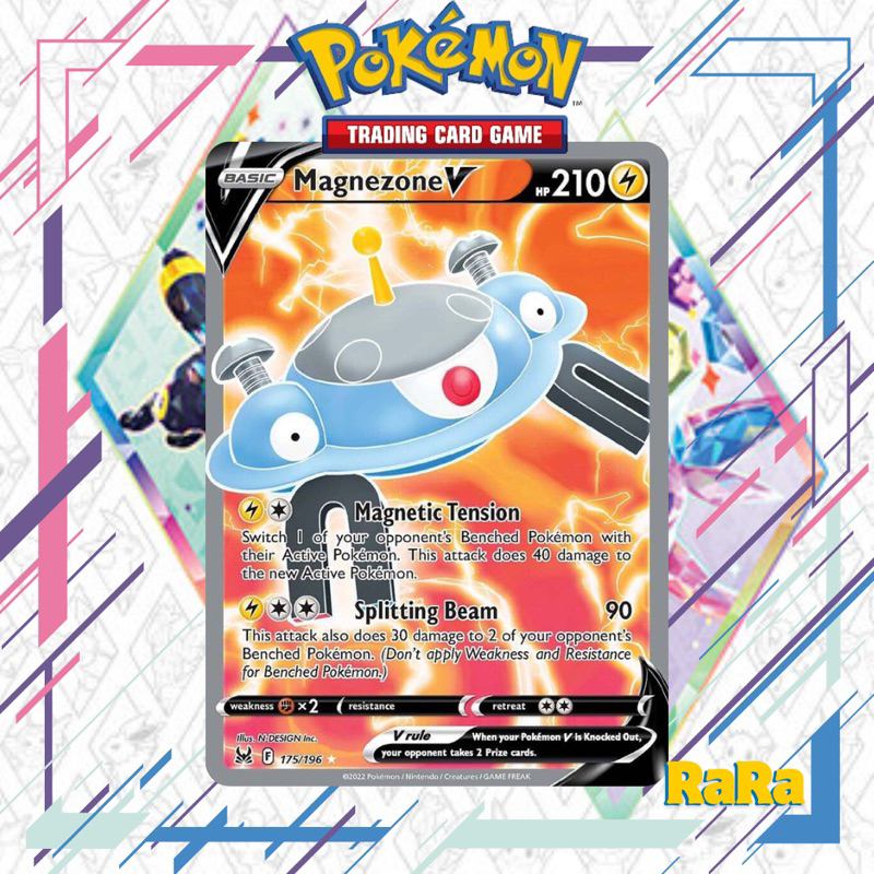 Magnezone V - 175/196 - Full Art Ultra Rare Sword & Shield: Lost Origin ...
