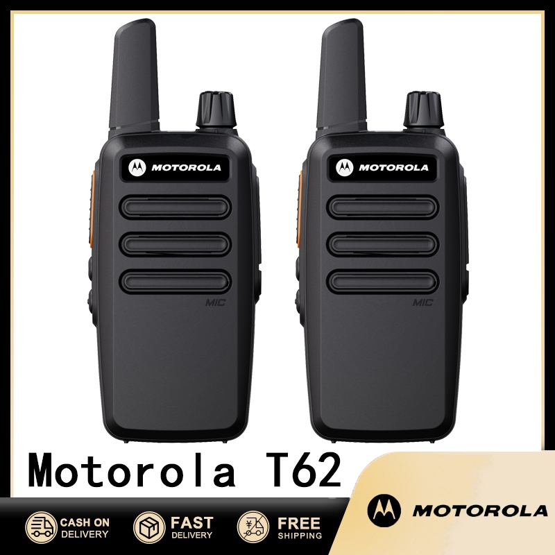 【Buy One Get One】Motorola Mini Walkie Talkie T62 10KM Portable IP54 ...