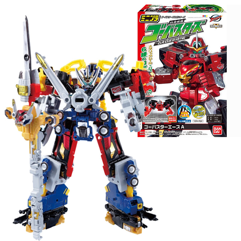 Bandai Tokumei Sentai Go-Busters Mini Pla SMP Minipla Tokumei Gattai ...