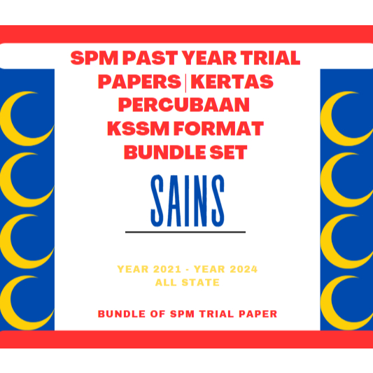 Sains SPM Past Year Trial Papers Bundle Set | Kertas Percubaan KSSM ...