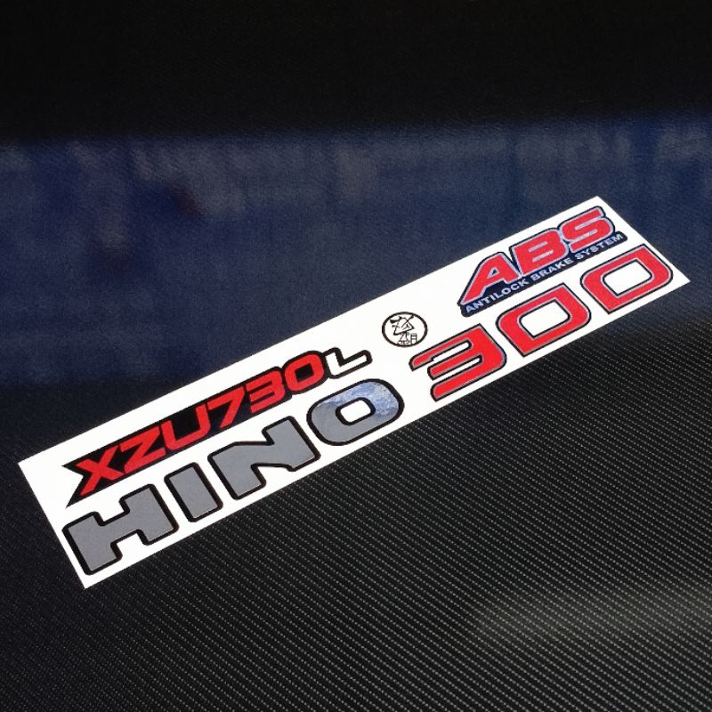 sticker Hino 300 xzu730L lorry sticker accessories | Shopee Malaysia
