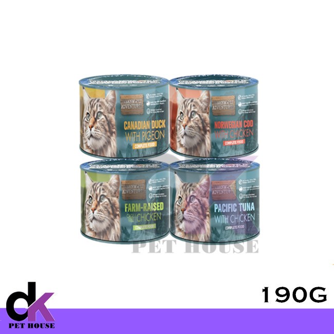 UrbanWolf Adventures High Quality Cat Canned / Wet Food Complete Cat Food 170G 190G | Shopee ...