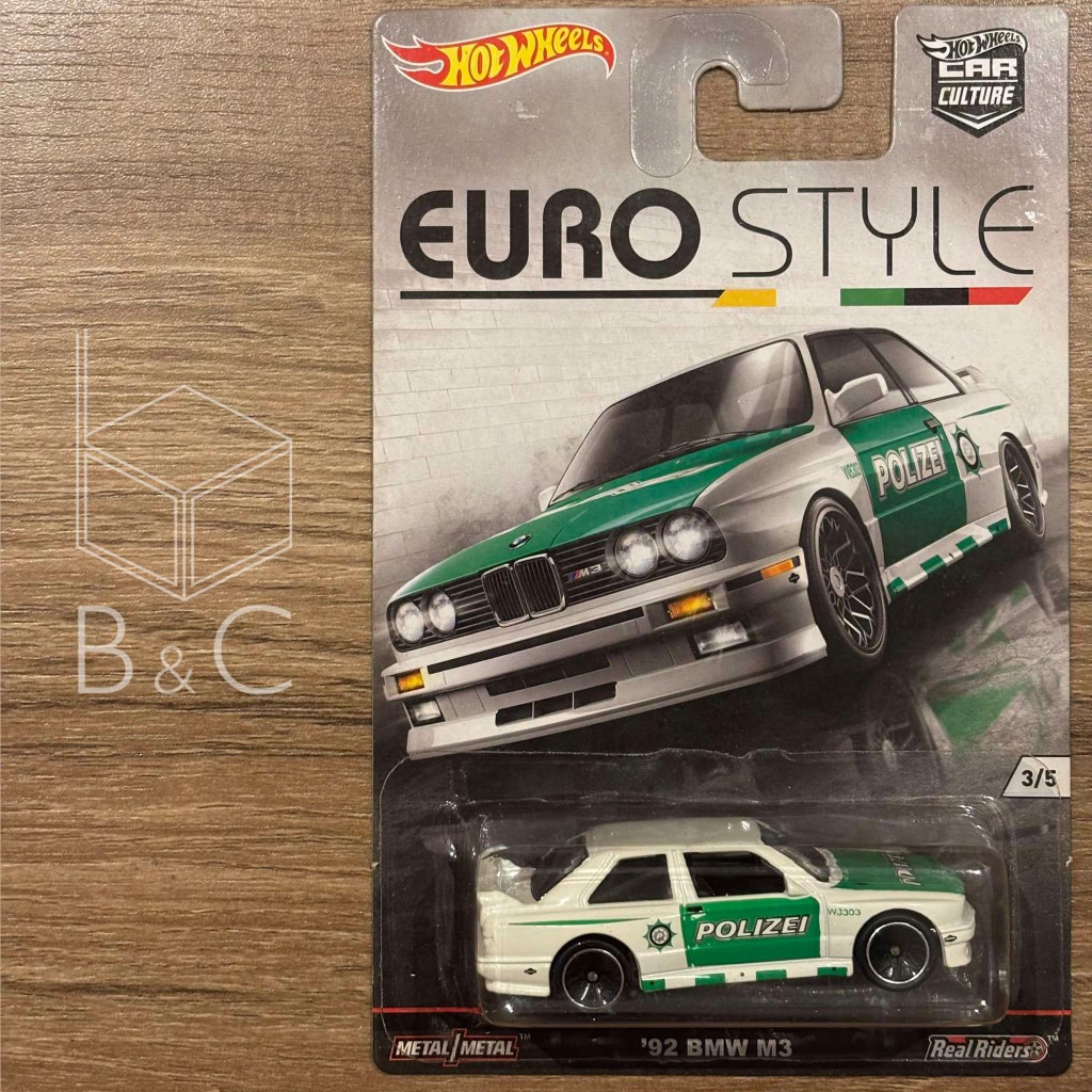 Hotwheels HW Hot Wheels '92 BMW M3 (Car Culture - Euro Style) | Shopee ...