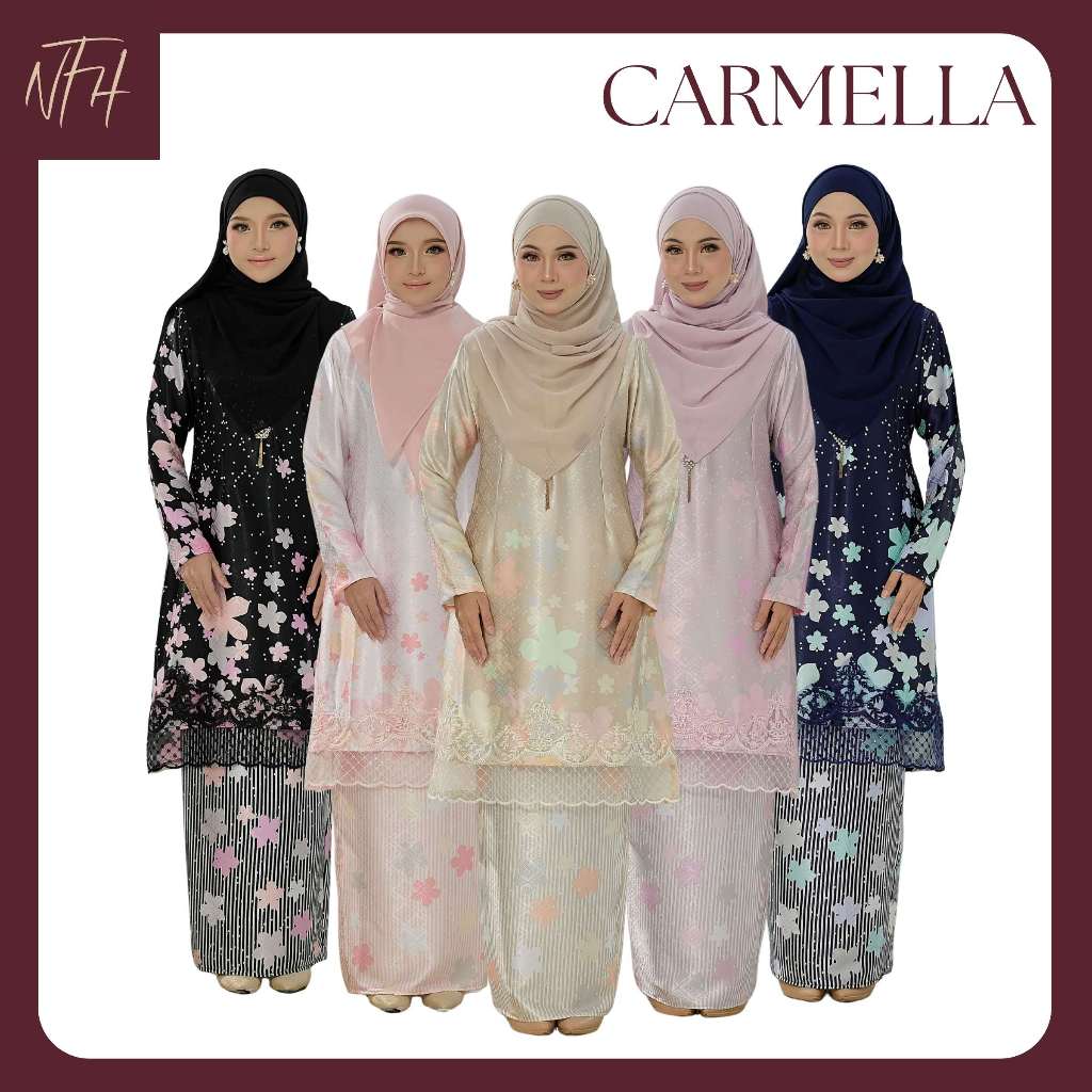 NFH Boutique - CARMELLA baju kurung muslimah lace | Shopee Malaysia