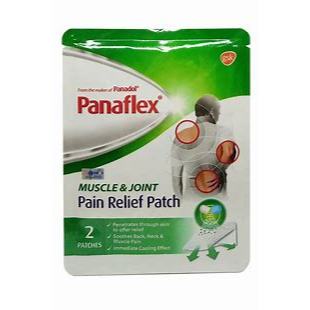 Panaflex Pain Relief Patch 2's - Muscle & Joint Pain Relief - Cooling ...