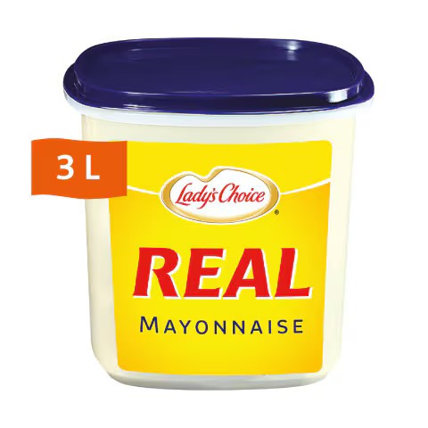 Lady's Choice Real Mayonnaise 3L TUB / Mayonis Sebenar HALAL 3L TUB ...