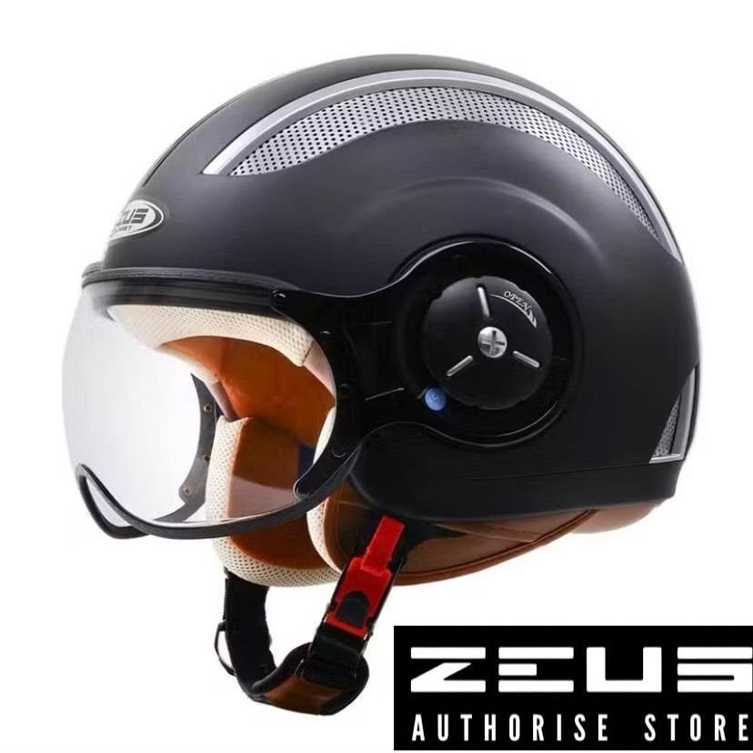 ZEUS HELMETS ZS-218 SCOOTER/VESPA HELMET | Shopee Malaysia