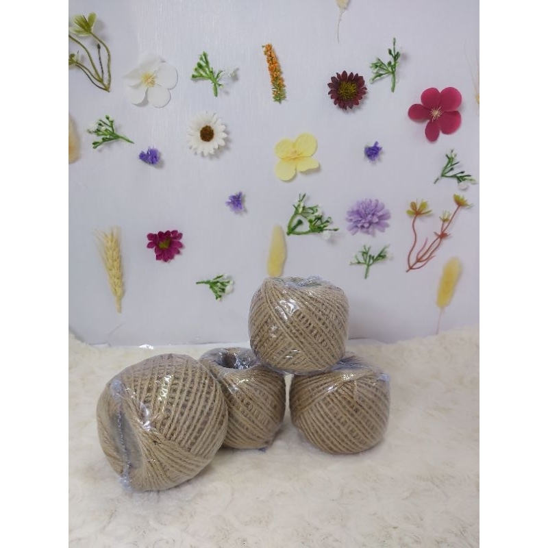 TALI GUNI DECORATION HEMP JUTE ROPE/TALI GUNI CRAFT TANGAN | Shopee ...