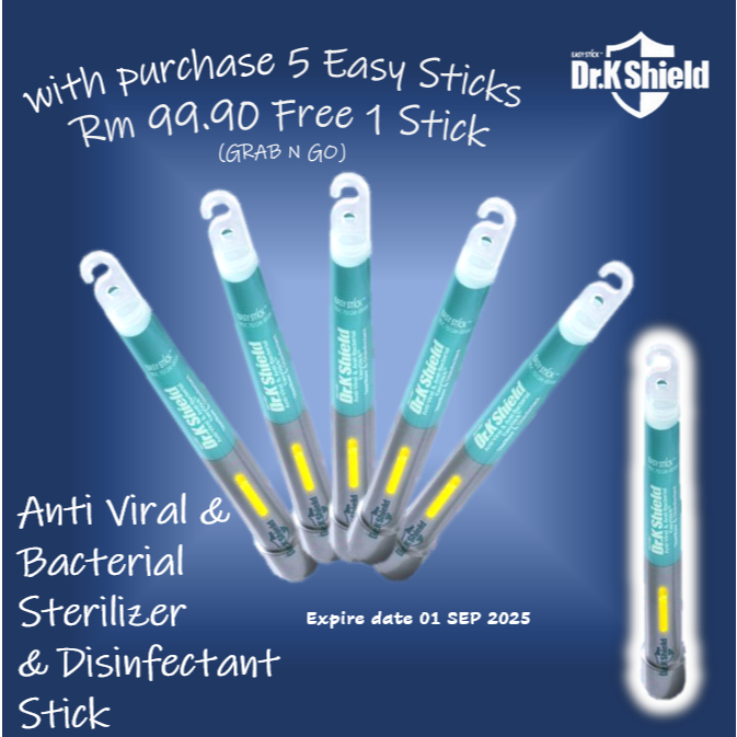 🔥 Dr K Shield 🔥 Easy Stick Anti Viral & Bacterial Sterilizer ...