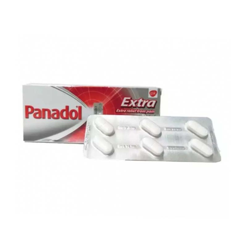 Panadol® Extra Caplets 12s Relief of Tension Headaches, Bad Backaches ...