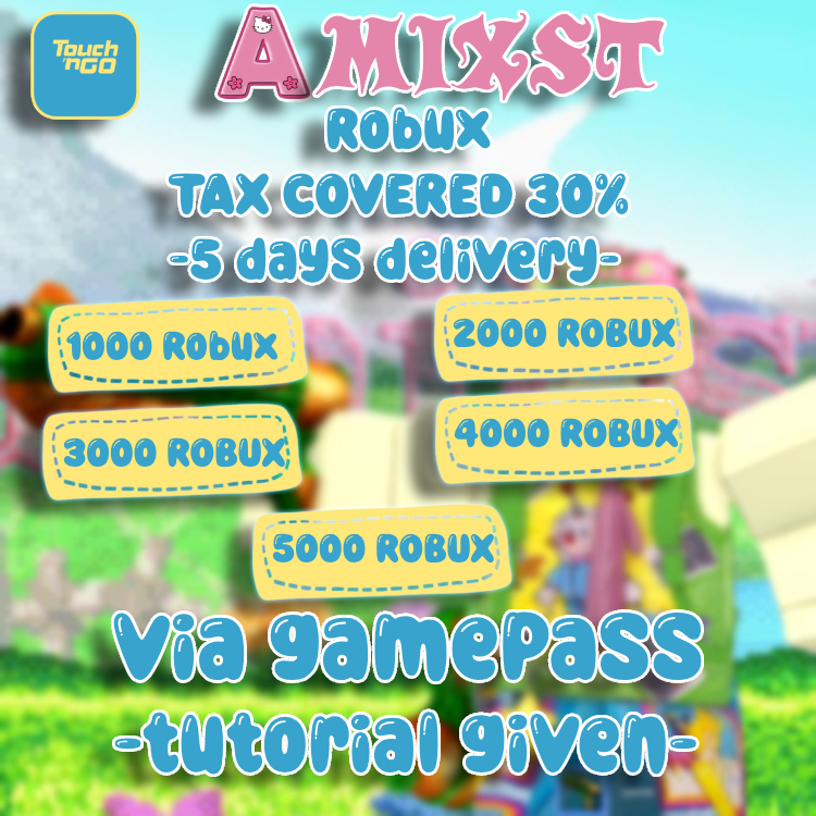 Roblox Gift Card NO Instant Robux Robox pc game 1000-5000 || Amixst ...