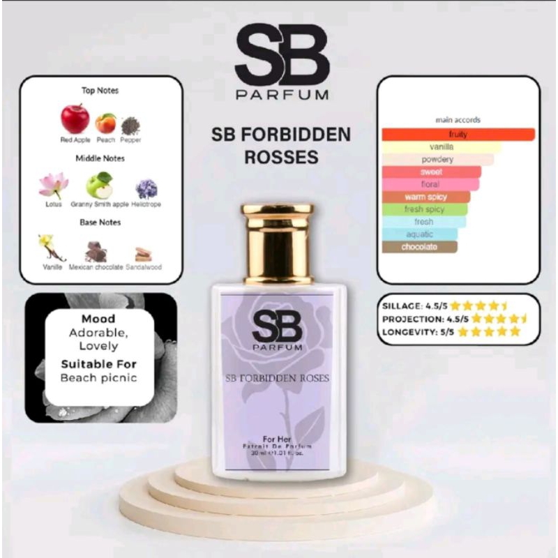 SB Forbidden Roses SB Parfum by SUGARBOMB PERFUME ( SUDDEN BLOOM ) EDP ...