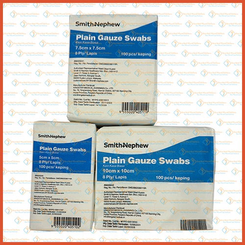 Smith & Nephew 8 Ply Plain Gauze Swabs 100s | Shopee Malaysia