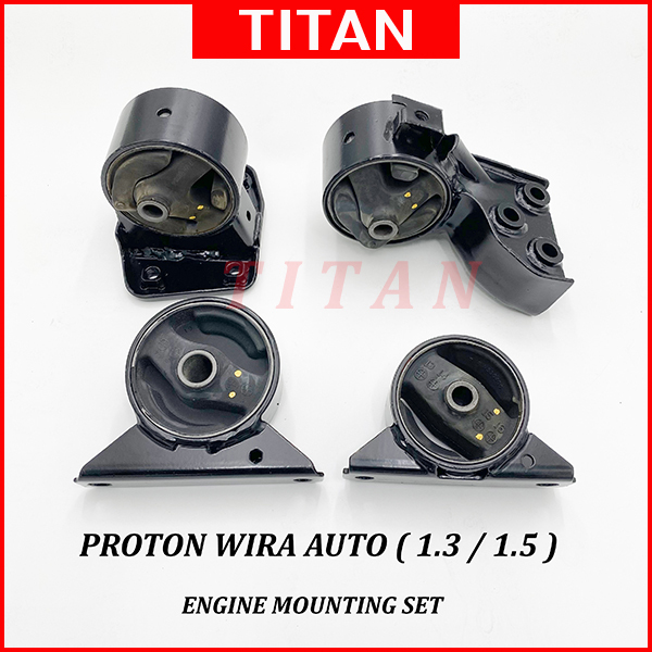 (4pc/set) Engine Mounting Set Proton Wira 1.3 1.5 AUTO | Shopee Malaysia