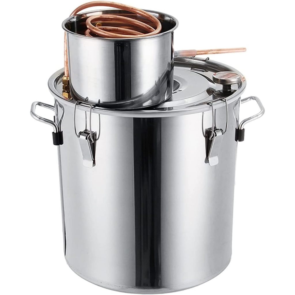 Stainless Steel Steam Distillation Kit, Essential Oil Distiller, Making ...