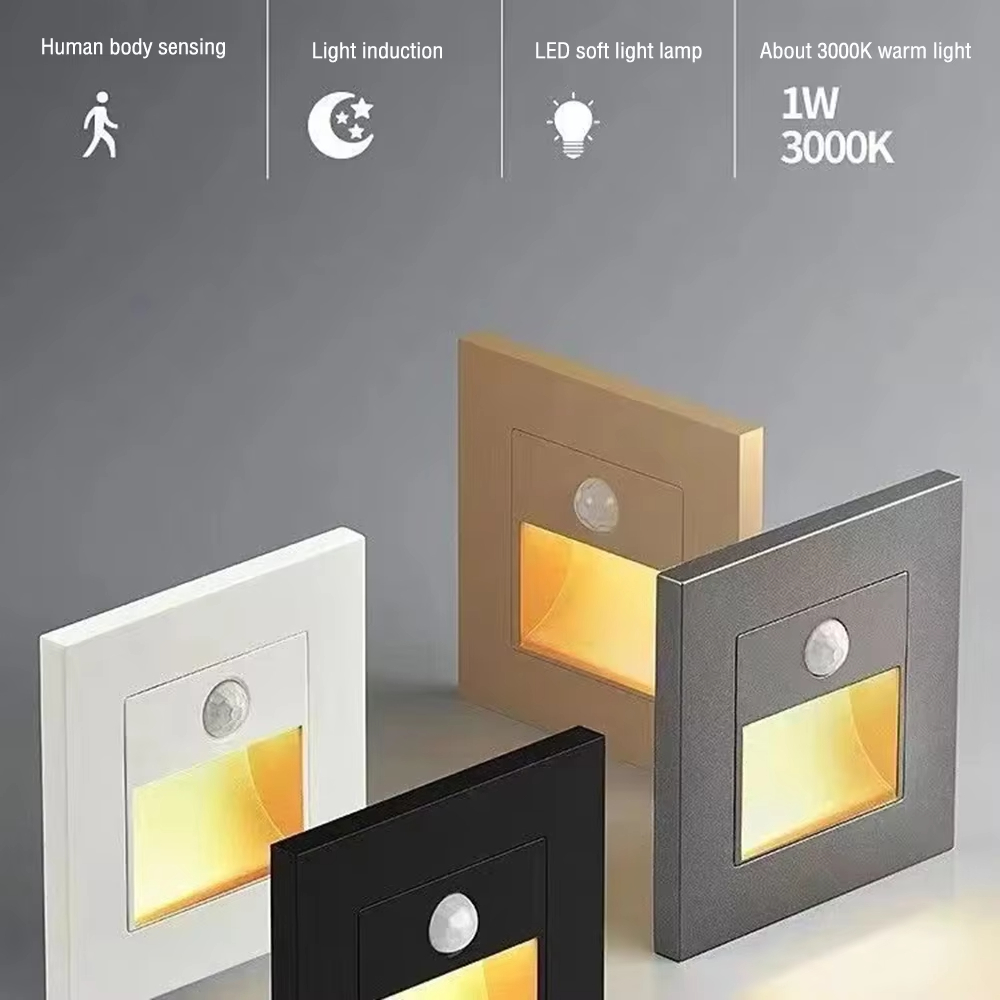 Motion Detector Sensor Led Stair Light Infrared Human Body Induction ...
