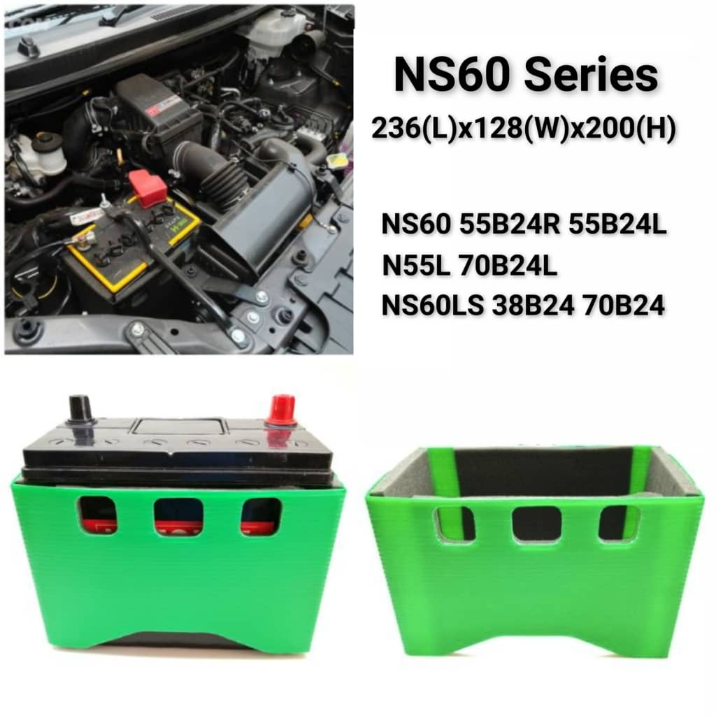 Ns60 Series - Toyota Honda Proton Nissan Mitsubishi Car Battery Bateri Kereta Protection Cover ...