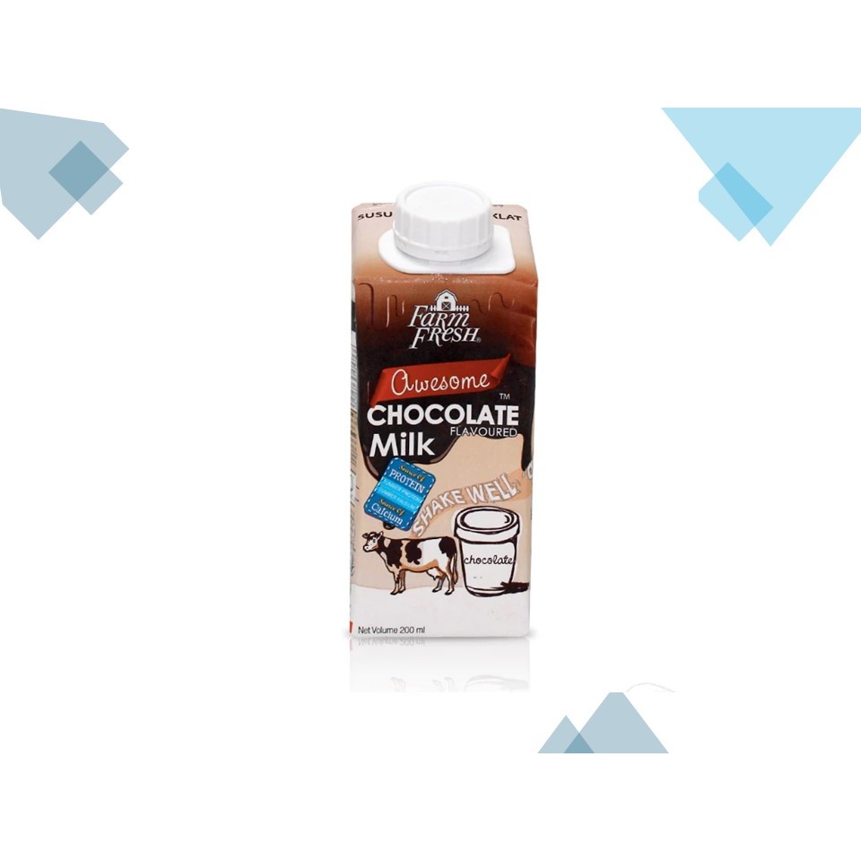 Farm Fresh UHT Chocolate Milk 200ml x 1 | Shopee Malaysia